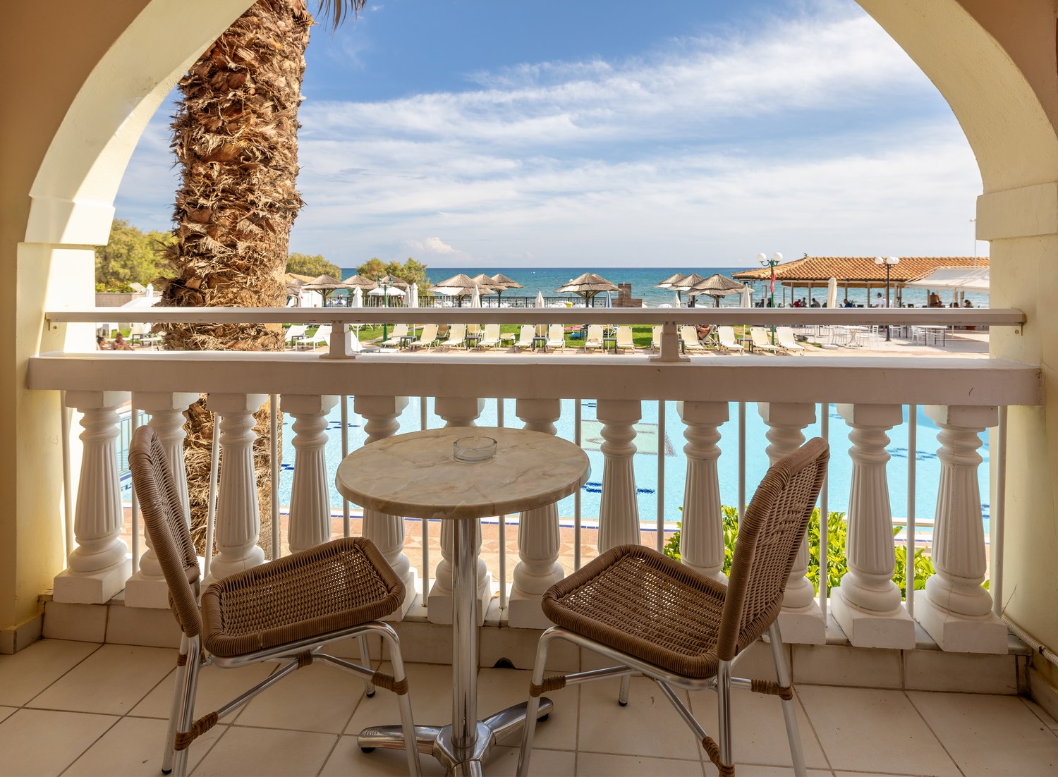 Twin or Double Room / Sea & Pool View - Rooms - Anastasia Beach Hotel ...