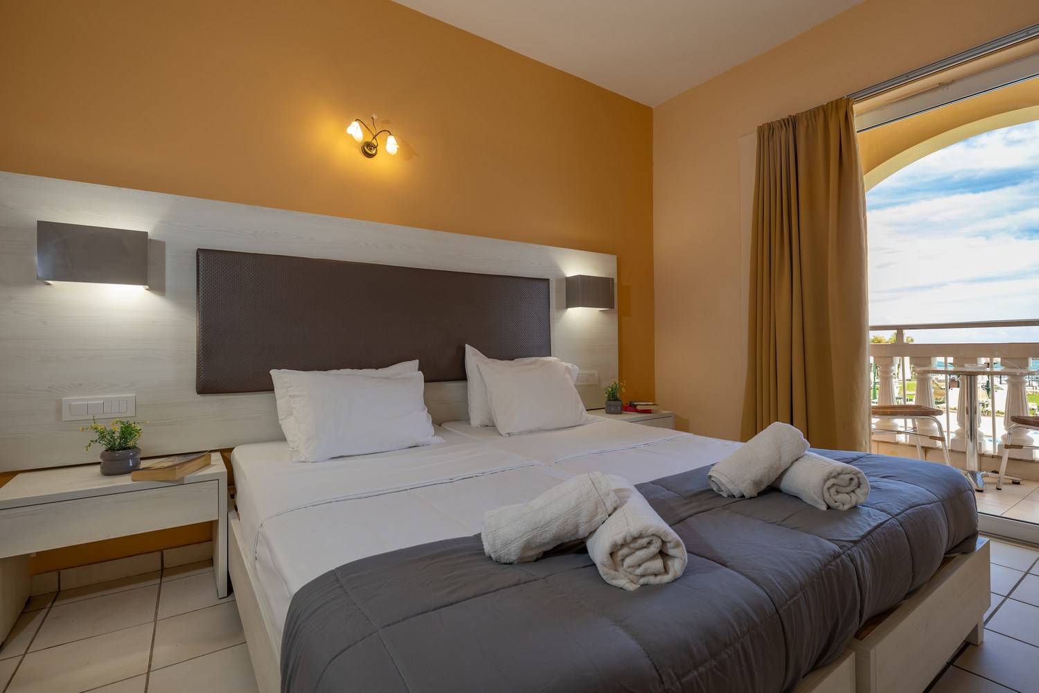 Twin or Double Room / Sea & Pool View - Rooms - Anastasia Beach Hotel ...